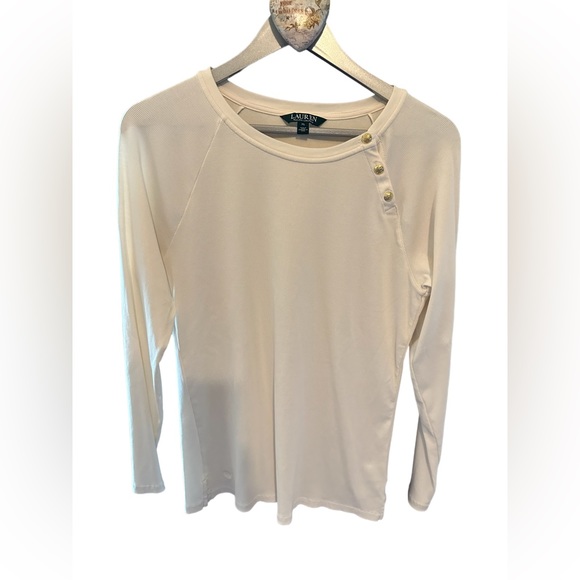 Lauren Ralph Lauren | Tops | Lauren Ralph Lauren Cream Color Top | Poshmark